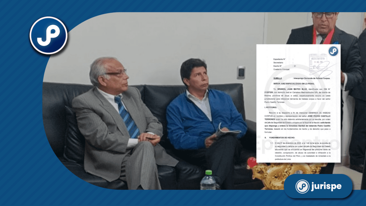 Admiten Nuevo Hábeas Corpus A Favor De Pedro Castillo Lea La Demanda