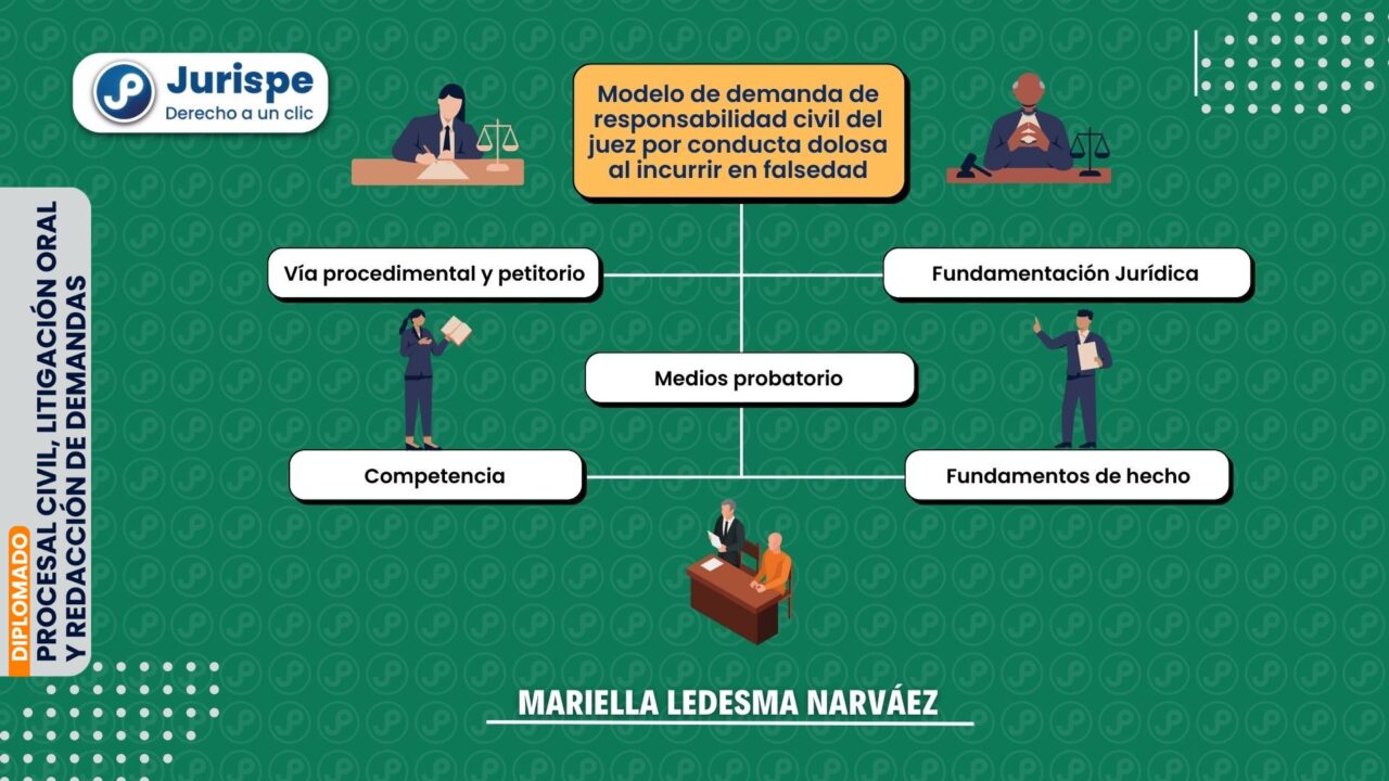 Modelo de demanda de responsabilidad civil del juez por conducta dolosa ...