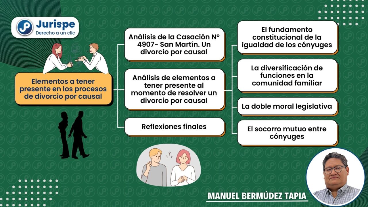 Elementos a tener presente en los procesos de divorcio por causal ...